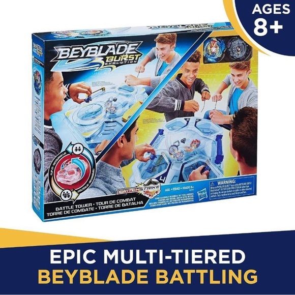 Beyblades | Toys | Beyblade Burst Evolution Switchstrike Battle Tower ...